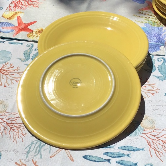 Fiesta | Dining | Fiesta Yellow Dinner Plates | Poshmark